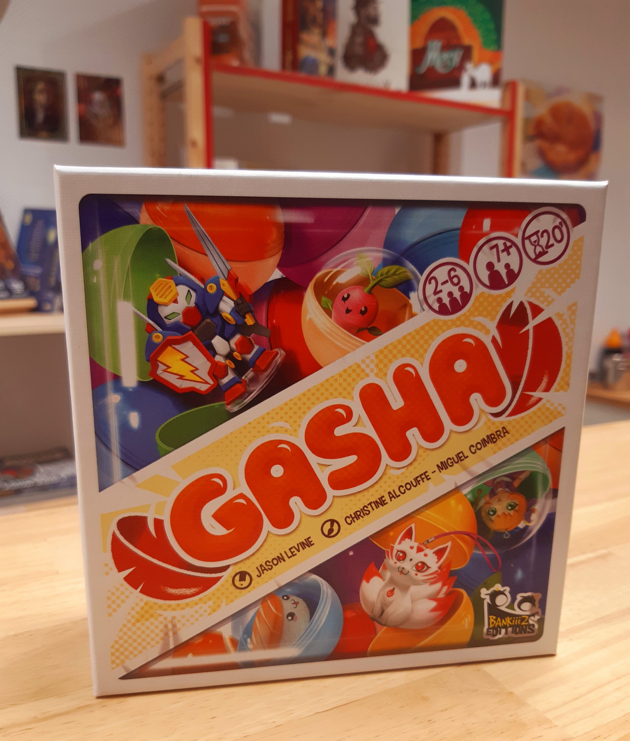 Découverte : Gasha - Place des Meeples