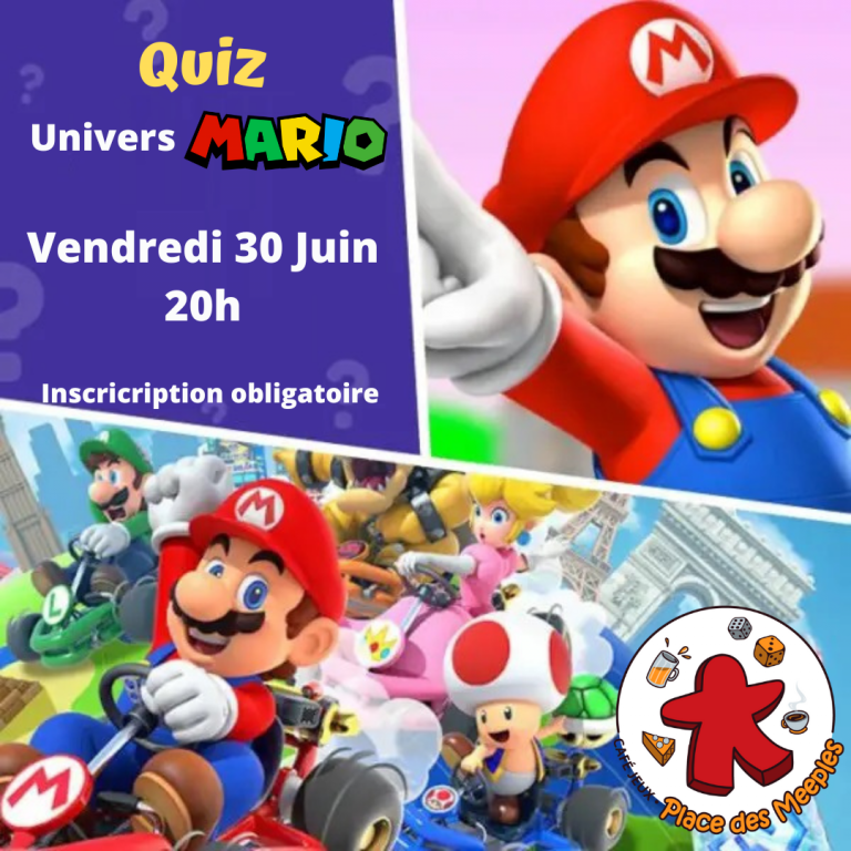 Quiz : Univers Mario - Place des Meeples