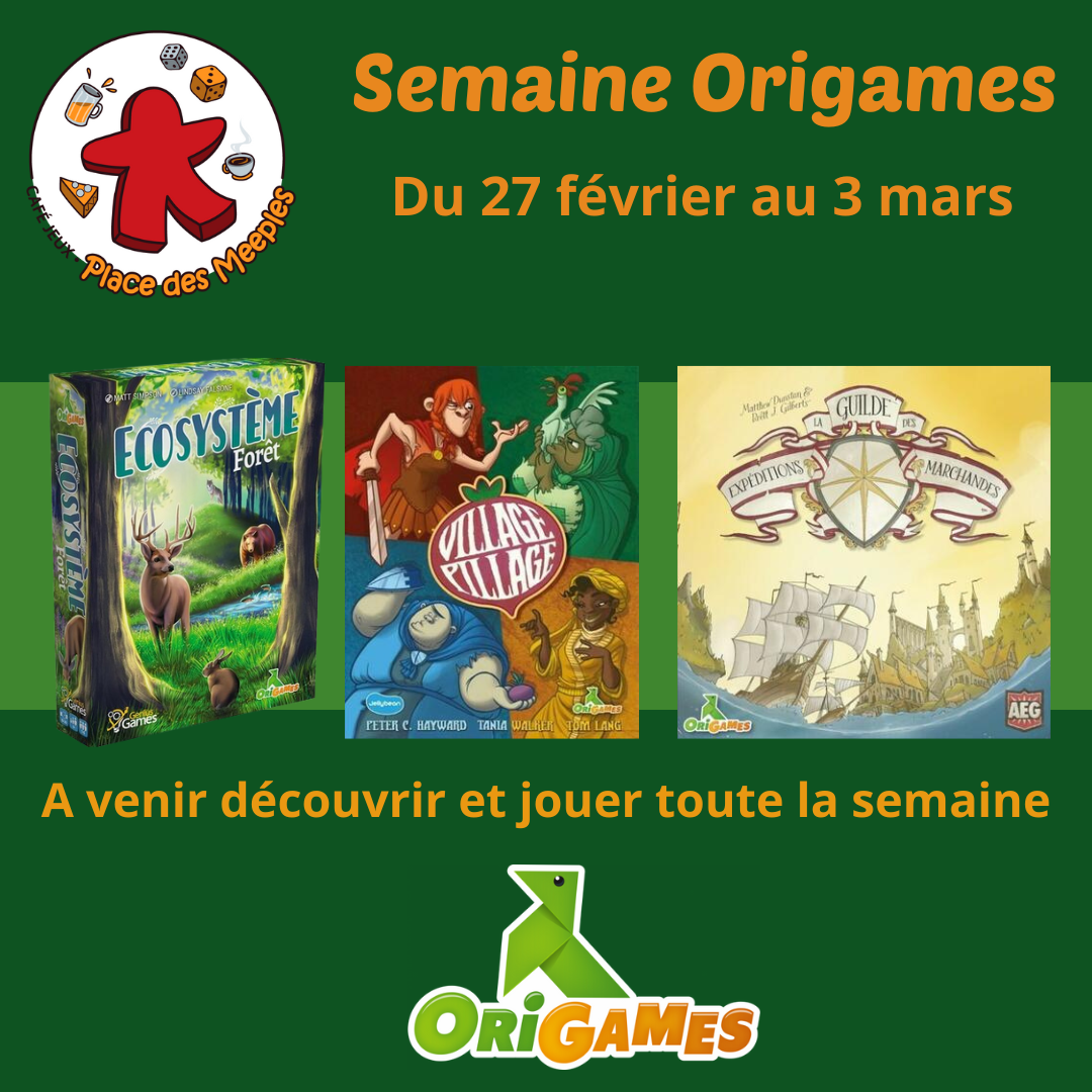 Semaine Origames - Place des Meeples
